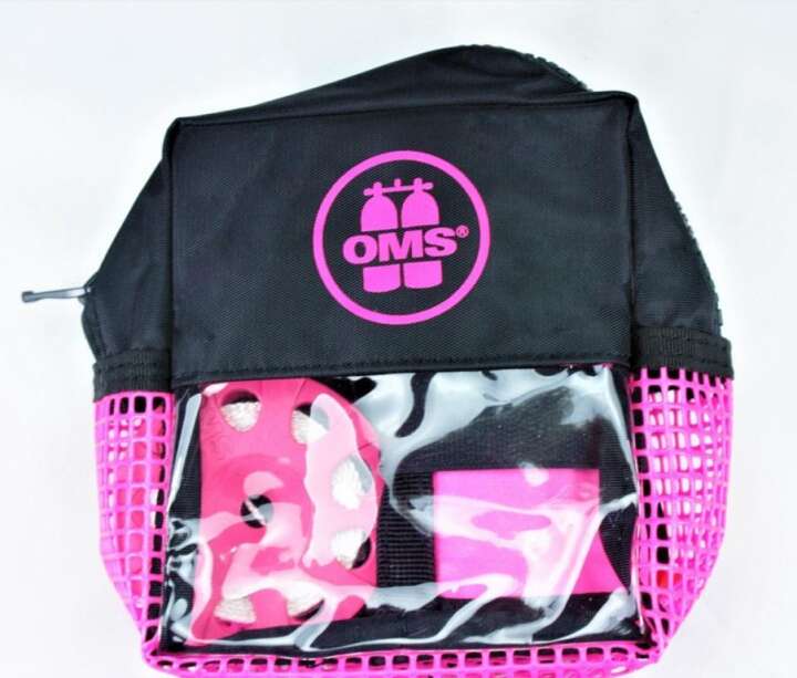 OMS Bojen Set Safety 3.3 PINK (1 meter Hybrid SMB, Spool 75 und Safet ...