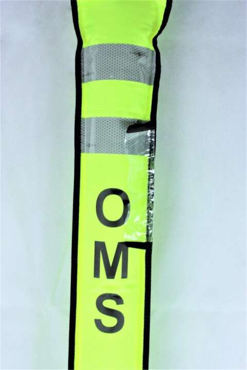 OMS Signalboje 1,8m ,Hybrid befüllung mit Inflator oder Octopus, GELB ...