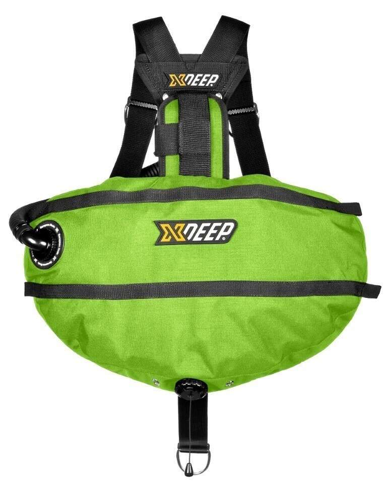 xDEEP STEALTH 2.0 CLASSIC Full Set - Sidemount Komplettset lime W (4 ...